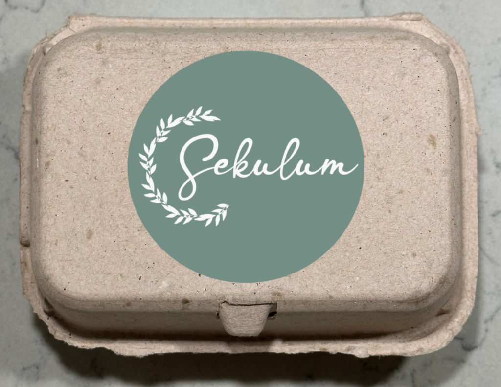 Etikett rund 50mm diameter "ditt eget design" | Sekulum